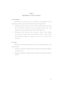 Prototype Andon Sistem Pada Pt.Mercedes-Benz Indonesia - Elibrary Unikom